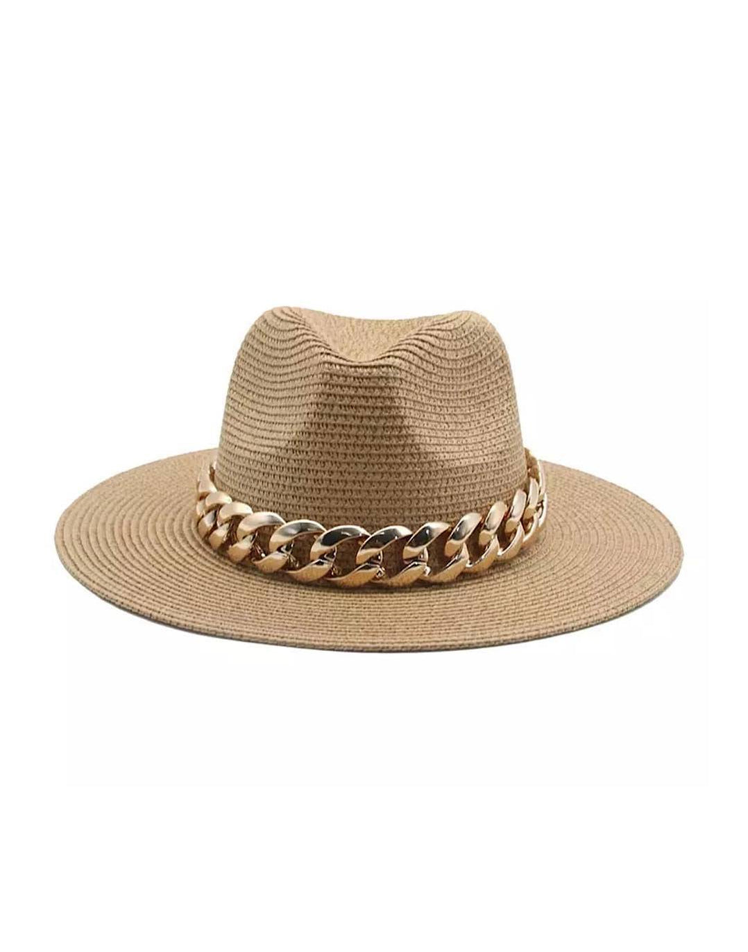 Chain Straw Summer Hat– Beyazura.com