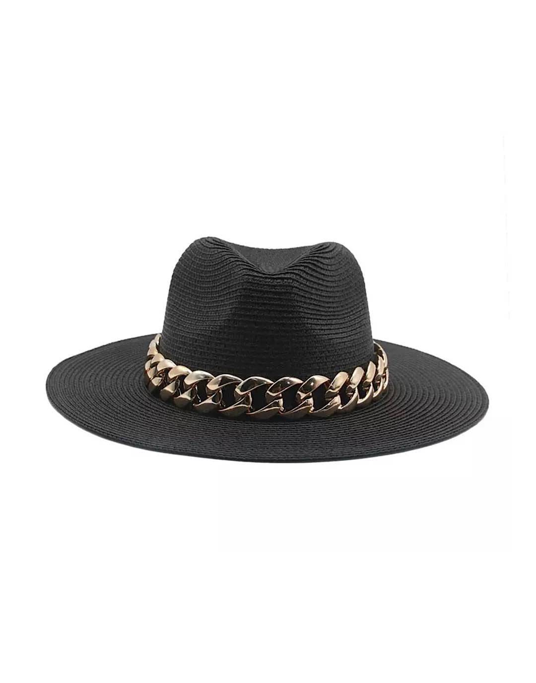 Chain Straw Summer Hat– Beyazura.com