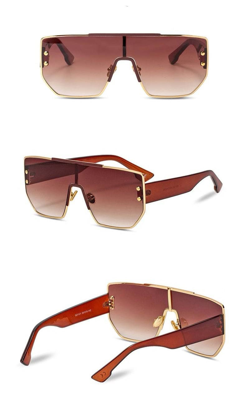 Square Flat Top Shades– Beyazura.com